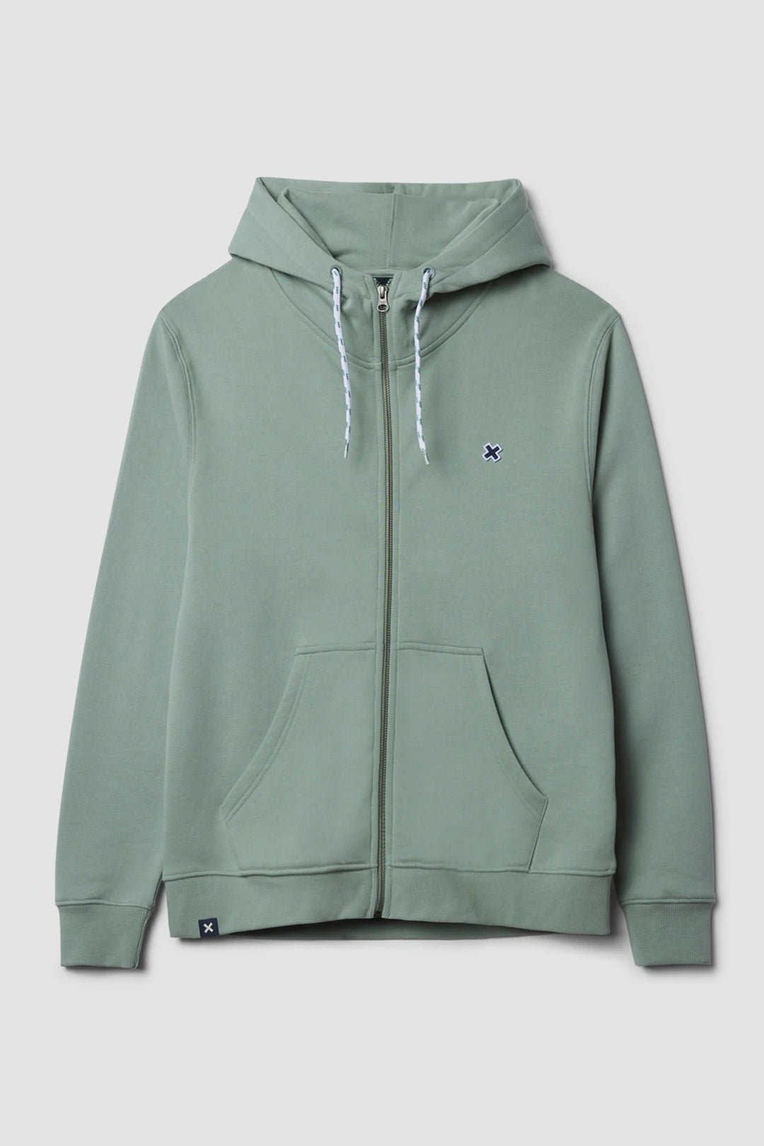 SUDADERA CON CAPUCHA FULL ZIP PATCH MENTA – Blue Banana Brand