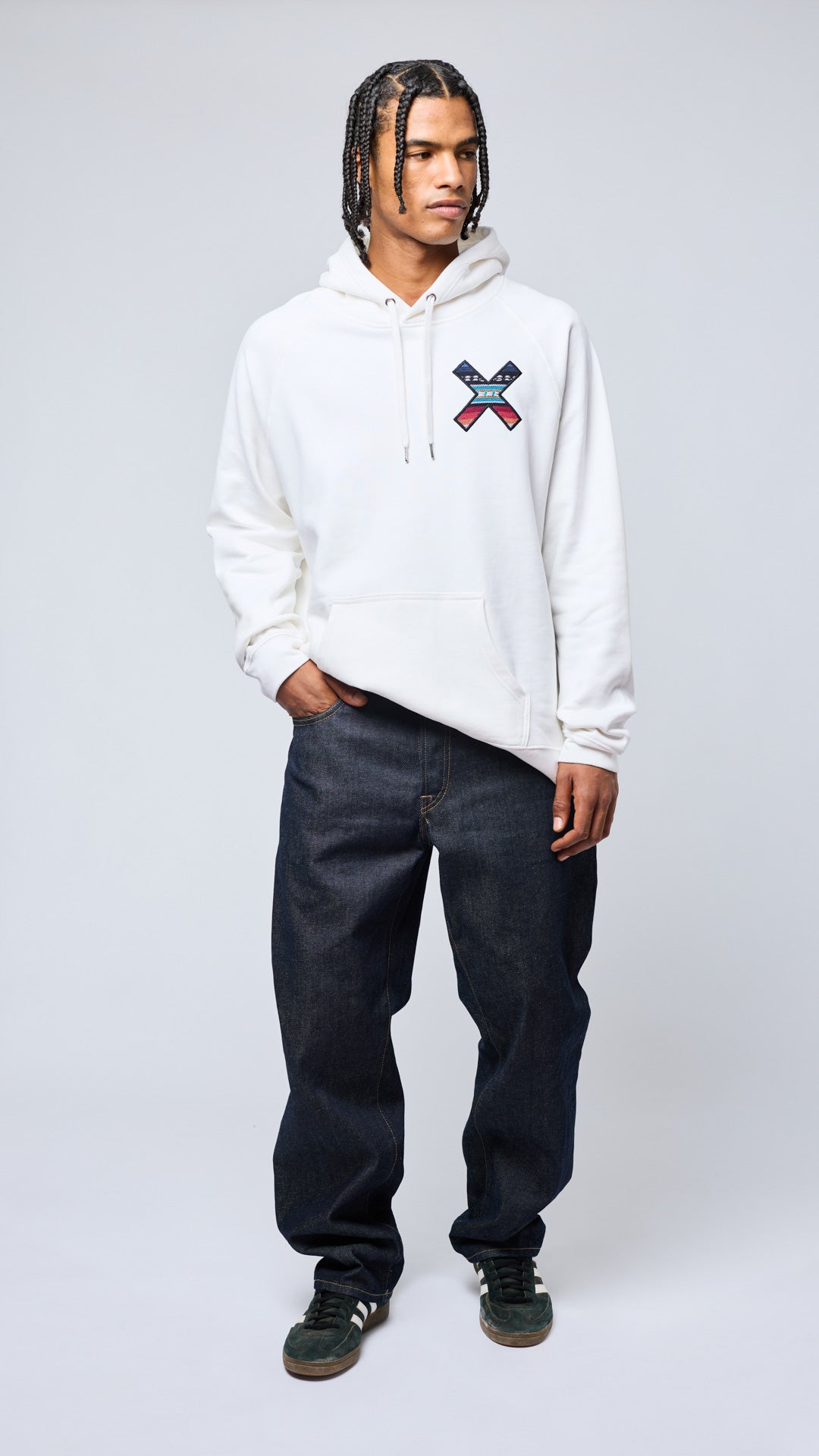 SUDADERA CON CAPUCHA CLASSIC BLANCO ROTO – Blue Banana Brand