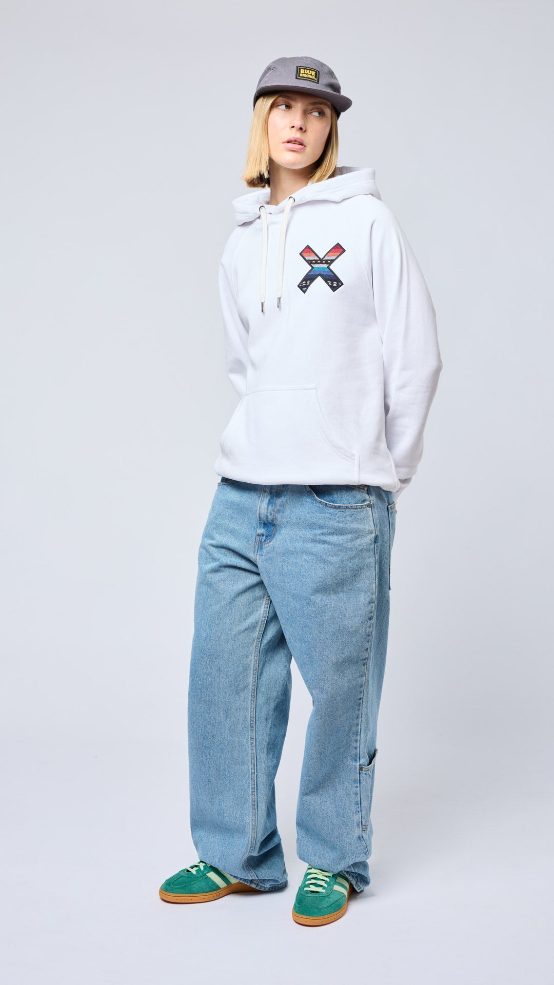 SUDADERA CON CAPUCHA CLASSIC BLANCO ROTO – Blue Banana Brand